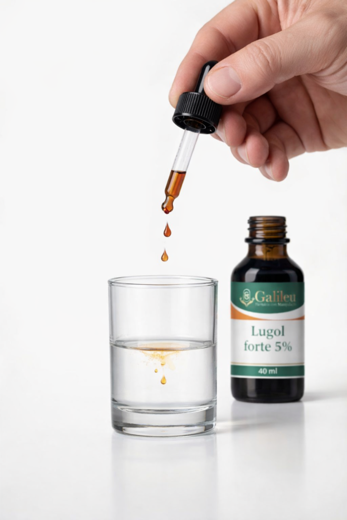 Lugol Forte 5% – Solução de Iodo 30 ml - Farmácia Galileu